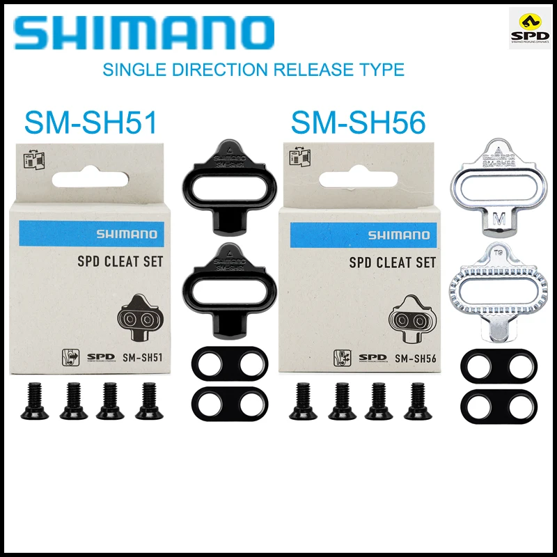 Shimano-SM-SH56-SH51-SPD-Grampo-Set-MTB-Bicicleta-Pedal-Bloqueio-Single ...