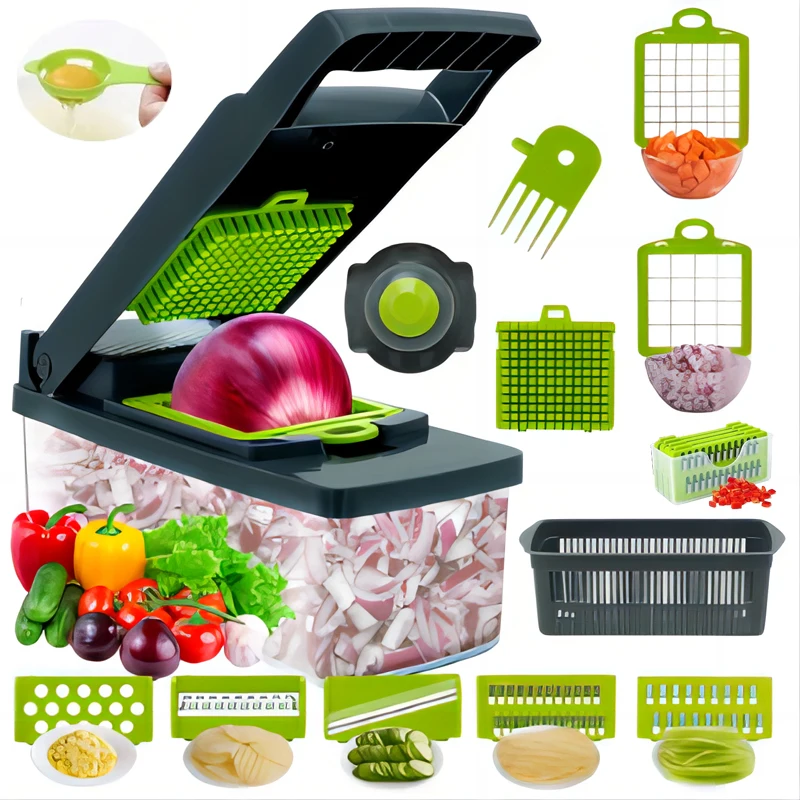 16-in-1-Multifunctional-Vegetable-Chopper-Onion-Chopper-Handle-Food ...