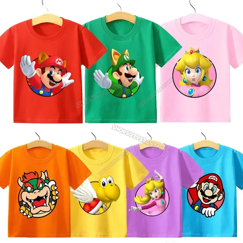 Mario-Baby-Cotton-T-Shirt-Super-Marios-Peach-Princess-Girl-T-Shirts ...