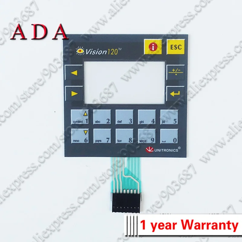 for UNITRONICS Vision120 Membrane Keyboard Keypad Switch for UNITRONICS ...