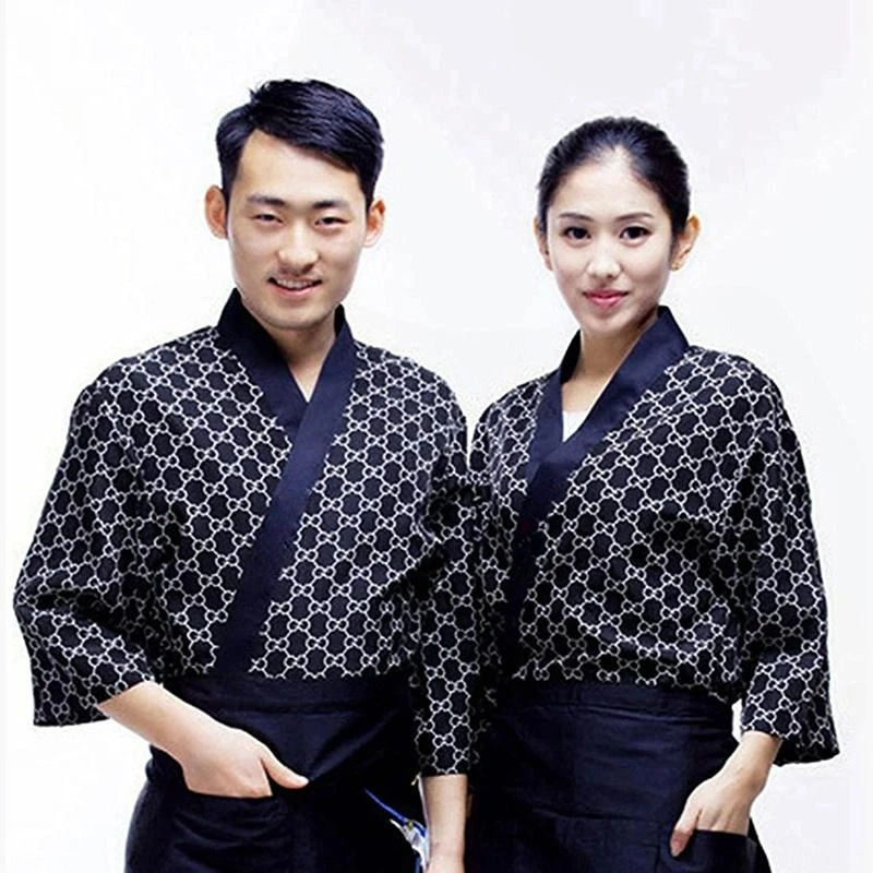 Sushi-Jacket-for-Men-Women-Japanese-Kitchen-Chef-Uniform-Kimono ...