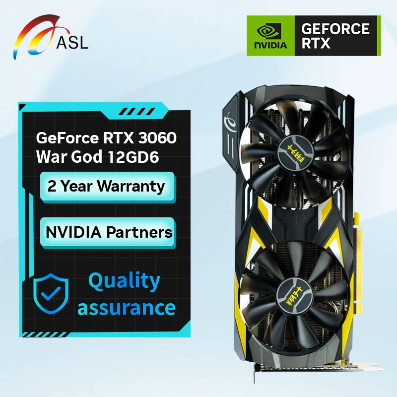 ASL-RTX-3060-Video-Card-12G-GDDR6-GPU-NVIDIA-Video-Card-Computer-PC ...