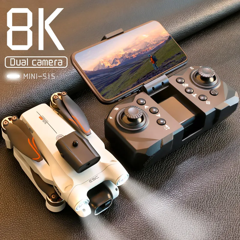 New-S1S-Mini-Drone-4k-Profesional-8K-HD-Camera-Obstacle-Avoidance-Aerial-Photography-Brushless ...