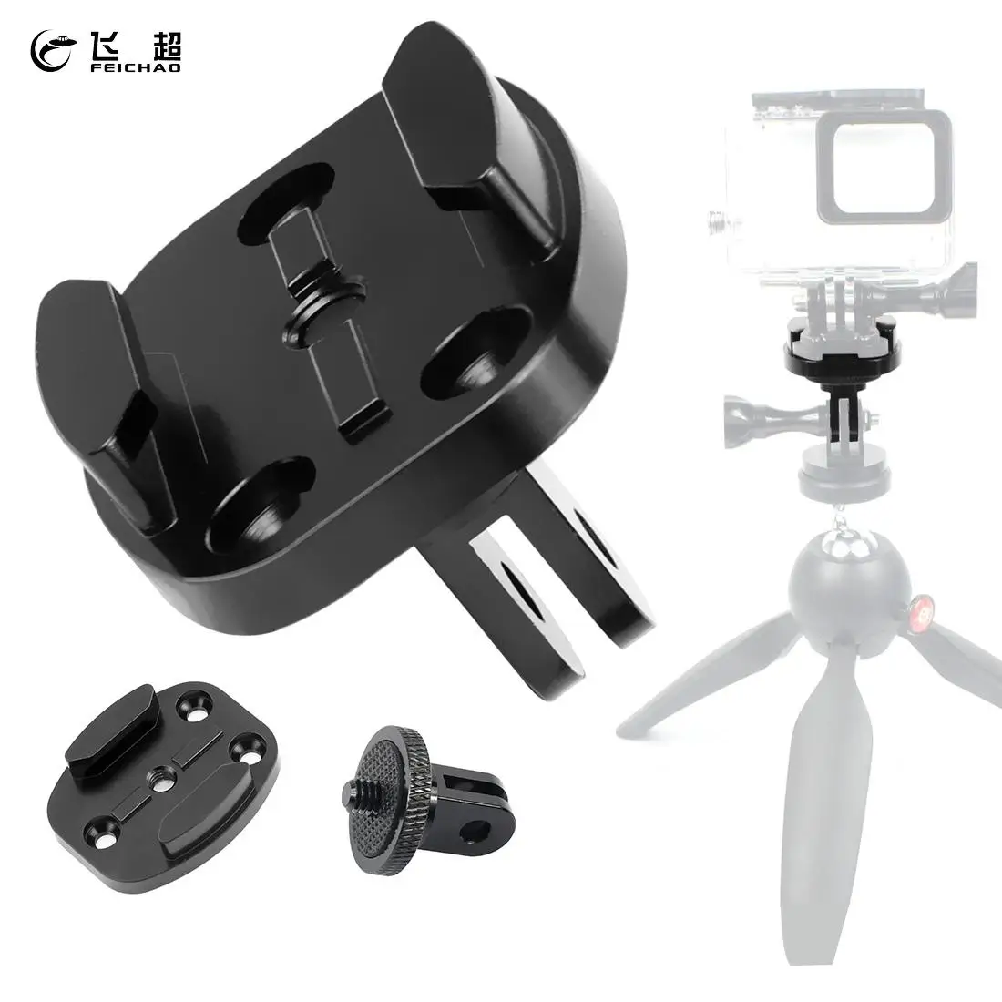 Quick Release Mount Gopro Aluminum | Gopro Quick Release Tripod Mount ...