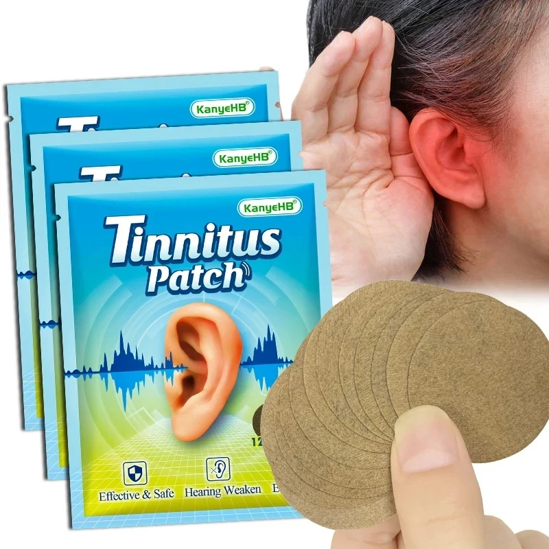 24-12Pcs-Ear-Patch-Relieves-Tinnitus-Herbal-Medicine-Treatment-Soothing ...