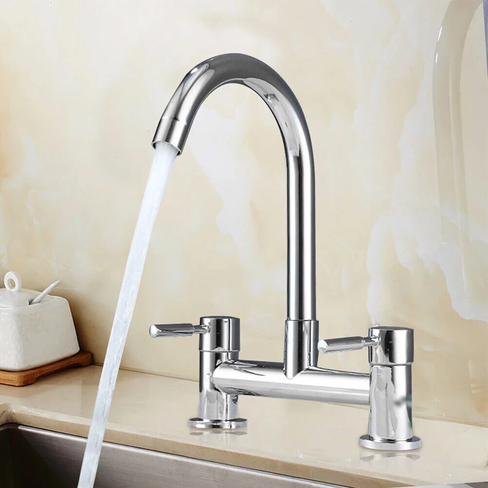Kitchen-Sink-Tap-Double-Handle-Hot-And-Cold-Water-Mixer-Tap-360-Degree ...