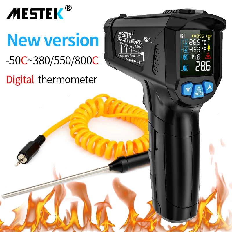 Laser Infrared Thermometer Thermal Imager Digital Temperature Meter ...