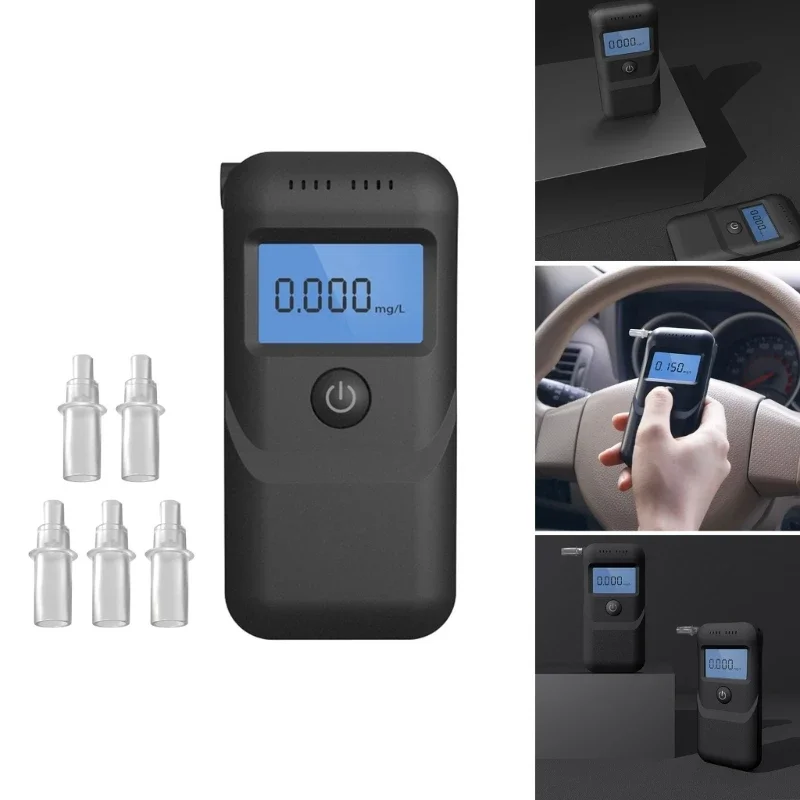 KMIND Digital Alcohol Tester Alcohol Detector Breathalyzer Highly ...