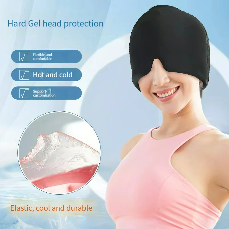 Gel-Cold-Ice-Headache-Migraine-Relief-Pressure-Relaxation-Hat-Cold ...