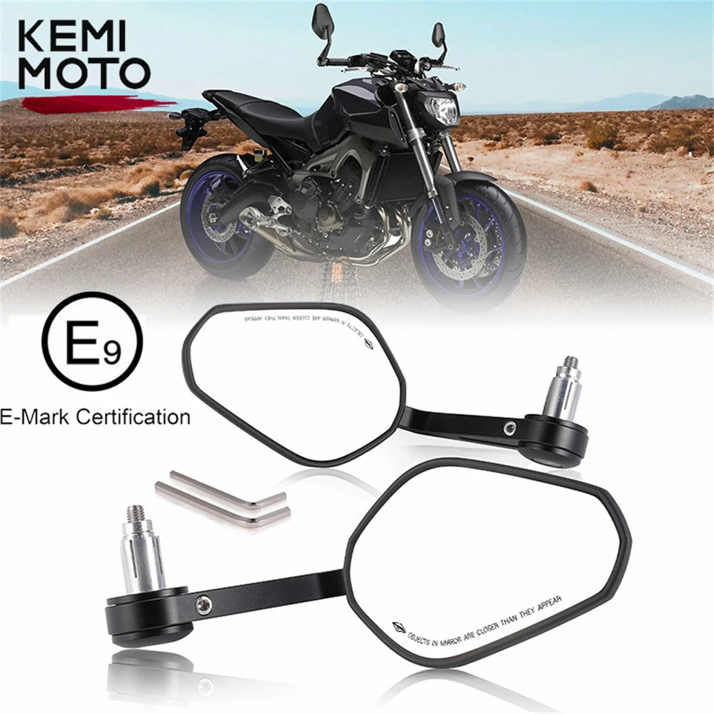 Motorcycle-Handlebar-Mirror-Rearview-Mirror-with-M8-M6-screws-Bar-End ...