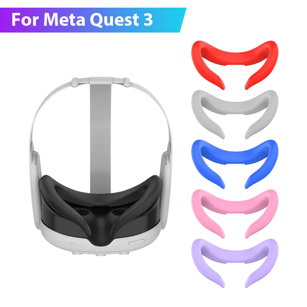 Silicone-Mask-Cover-Face-Pad-For-Meta-Quest-3-Face-Cushion-Protective ...