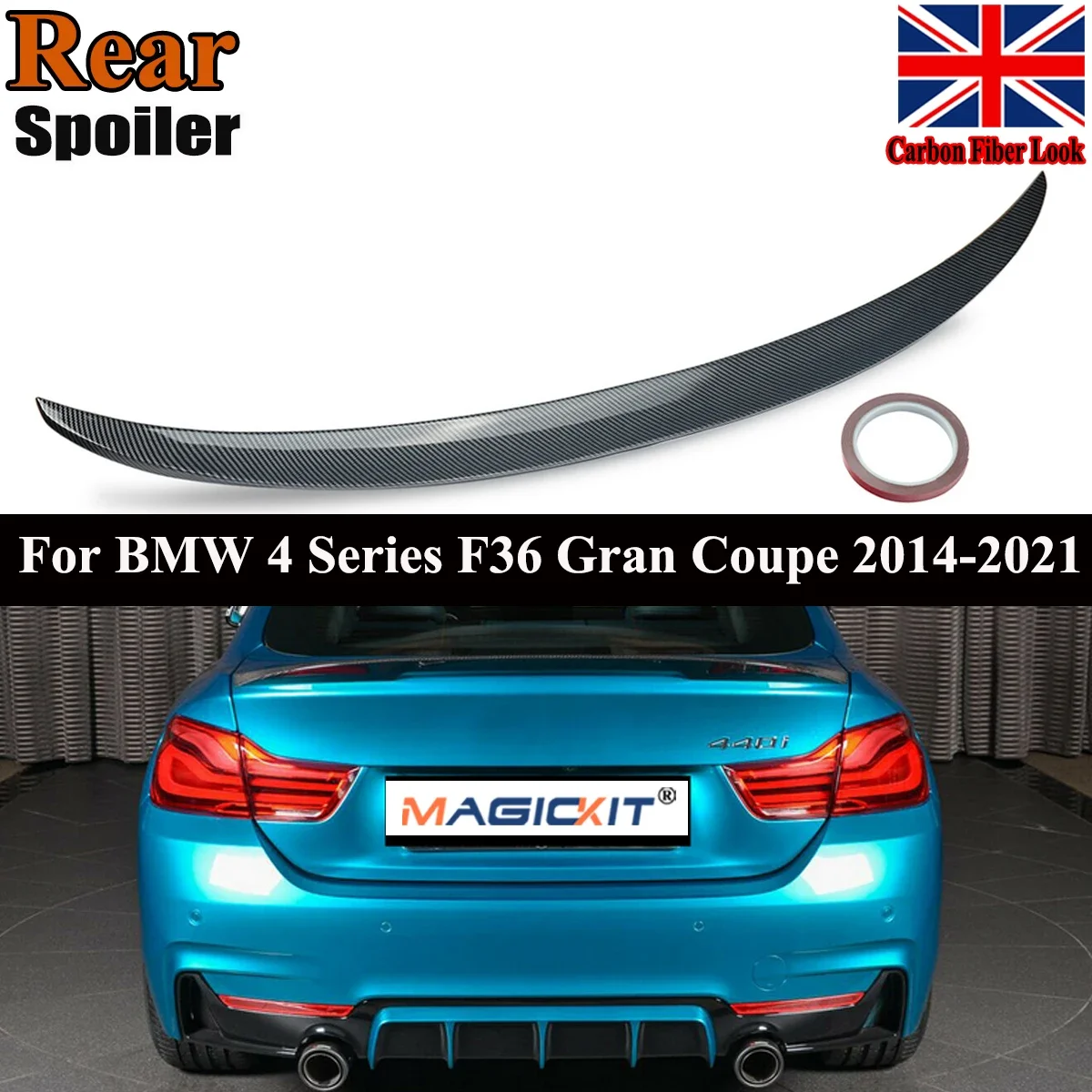 MP-Style-Auto-Accessories-Car-Rear-Trunk-Spoiler-Wing-Boot-Lip-For-BMW ...