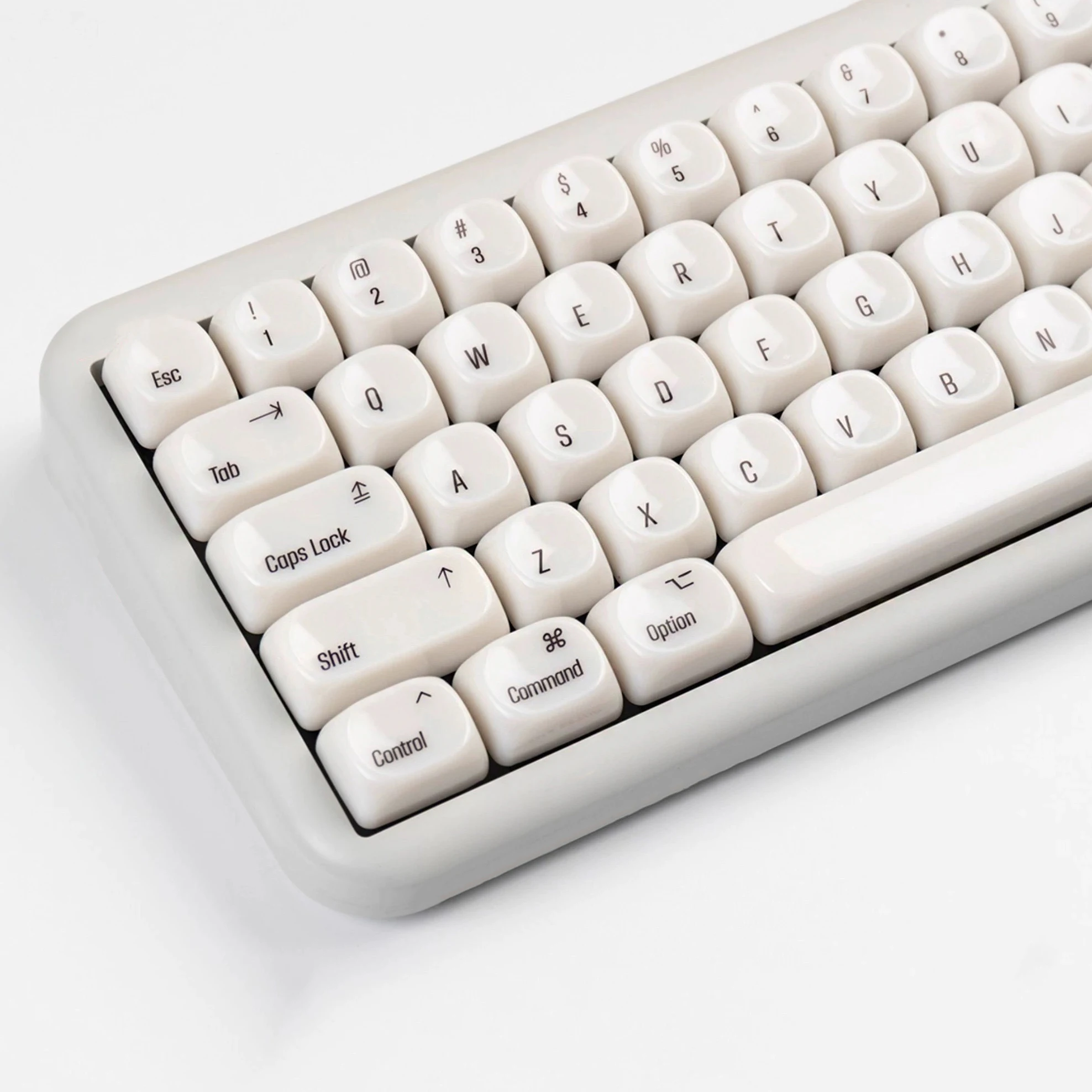 136 Keys MAC Style Jade Ceramic Feel MOA Profile PC Material Top Print ...