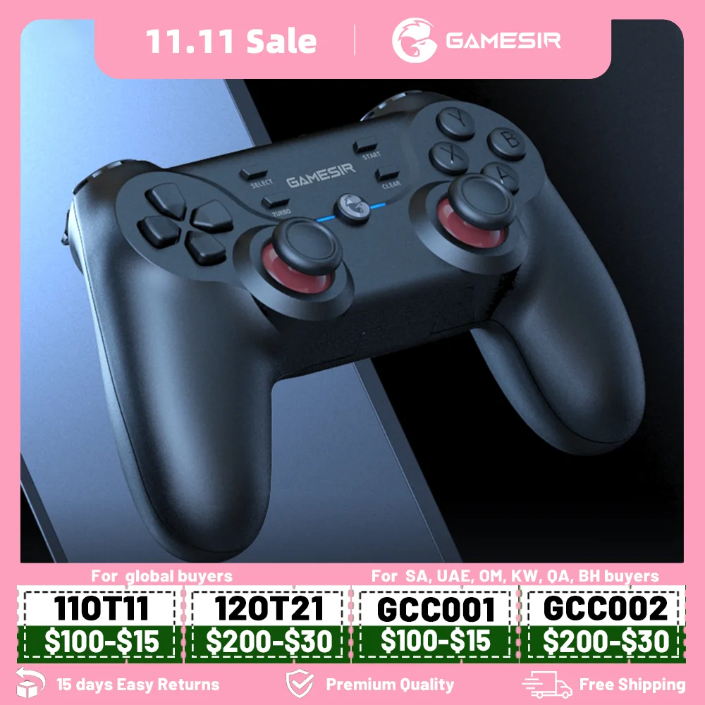 GameSir-T3-Wireless-Gamepad-Gaming-Controller-PC-Joystick-for-Android ...