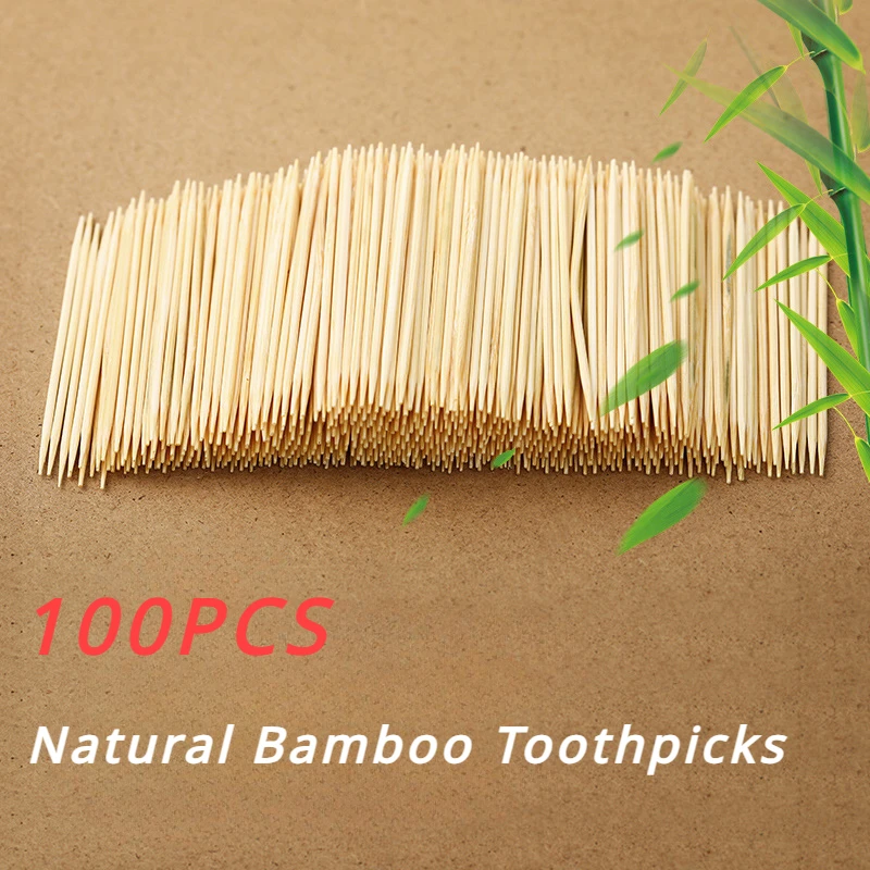 100pcs-Double-headed-Bamboo-Toothpicks-Natural-Bamboo-Toothpicks-For ...