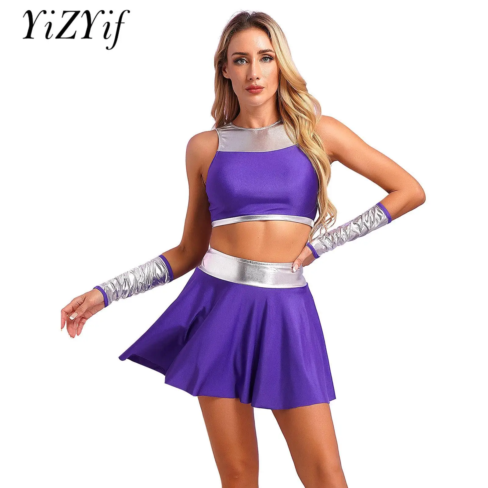 Women-Anime-Princess-Cosplay-Costume-Halloween-Cheerleading-Uniform ...