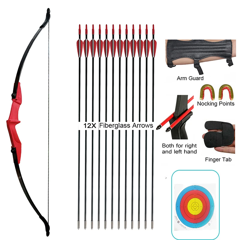 Recurve-bow-and-arrow-set-20-30lbs-40lbs-Children-s-adult-left-and ...