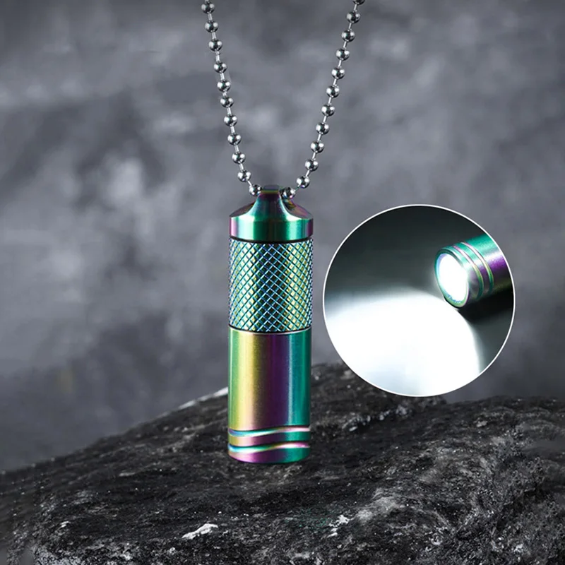 Titanium-Alloy-Mini-LED-Flashlight-90LM-Type-c-USB-Rechargeable-EDC ...