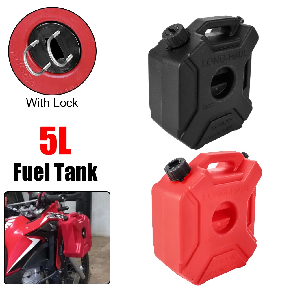 Universal-5L-Motorcycle-Spare-Fuel-Tank-Car-Jerrycan-Jerry-Can-Caniste ...