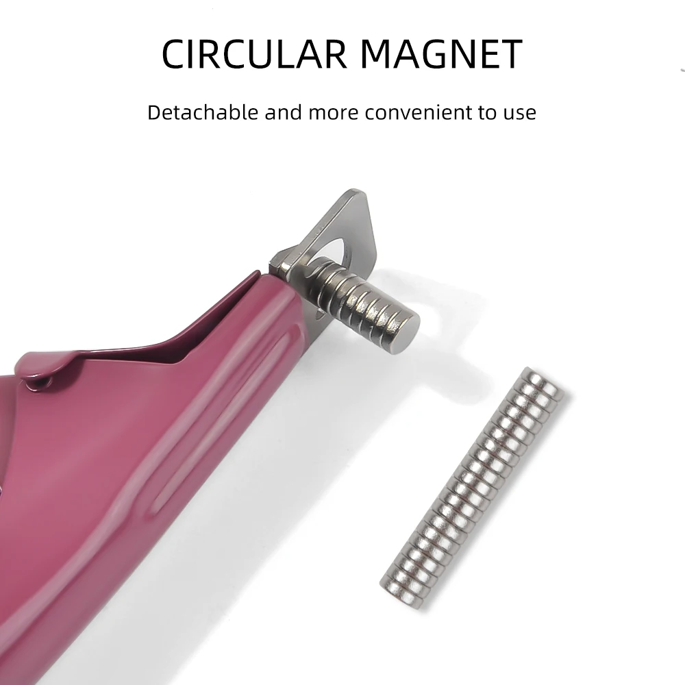 50Pcs-Nail-Mini-Enhancement-Circular-Magnet-Nail-Clipper-Nail-False ...