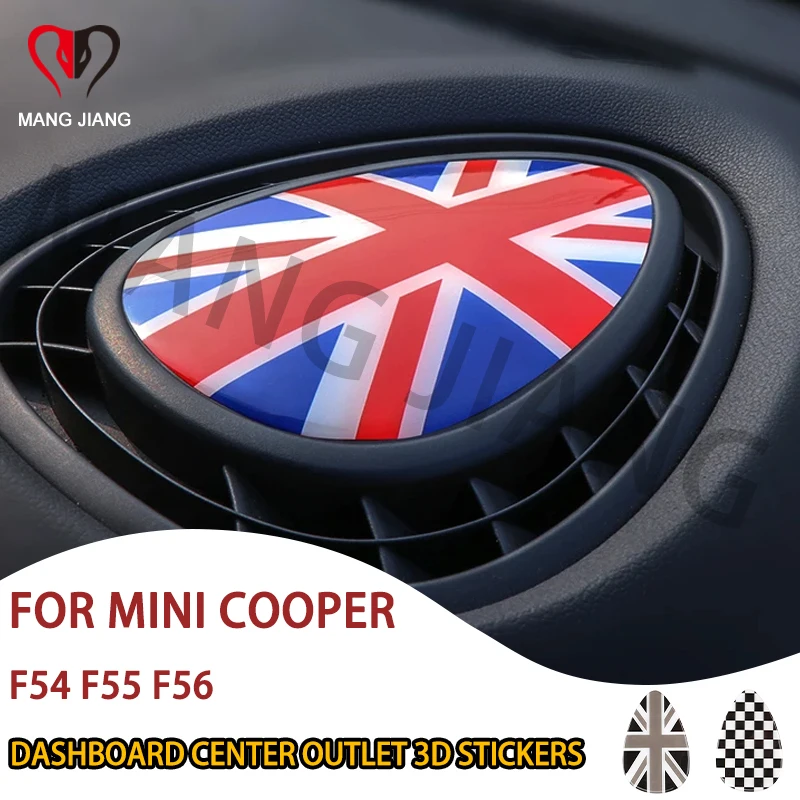 Car-Dashboard-Air-AC-Vent-Outlet-center-Console-3D-Sticker-For-MINI ...