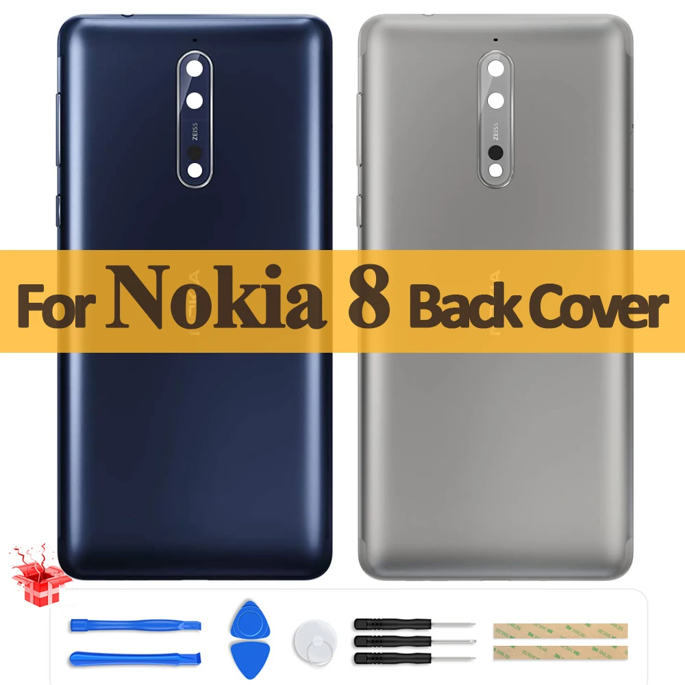 Original Battery Back Cover For Nokia 8 2017 TA-1004 TA-1012 TA-1052 ...