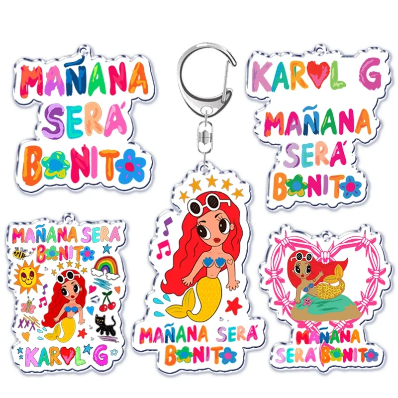 Popular-Music-Singer-Karol-G-Keychain-Ti-Manana-Sera-Bonito-Bichota-Bad ...