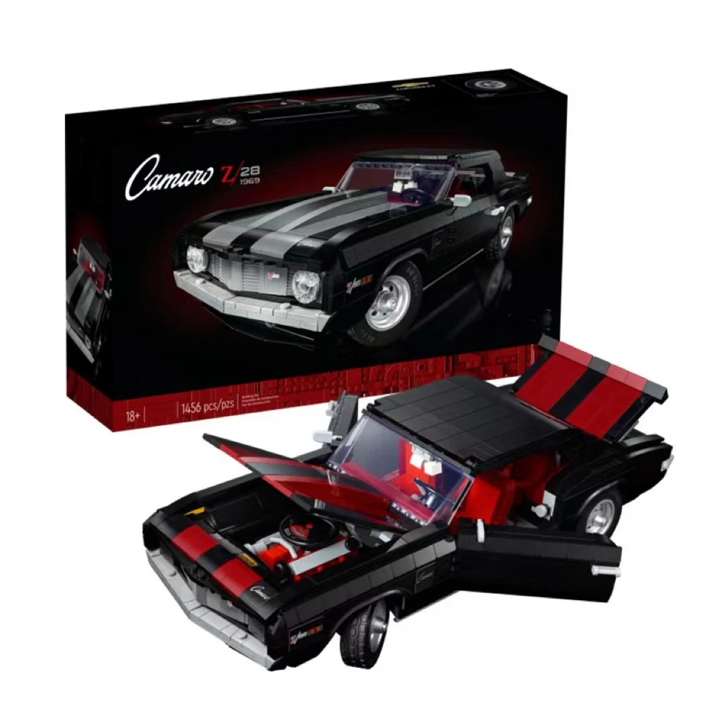 2022 New Technical 1456pcs Chevroleted Camaro Z28 Set Compatible With ...