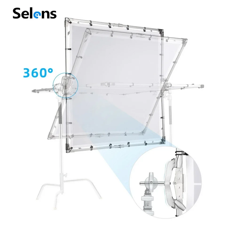 Selens Photography Soft Light Screen Foldable Flag Board Soft Light ...