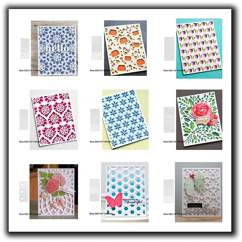 Multilayer Frame Background Series 2023 New Metal Cutting Die Is Used ...