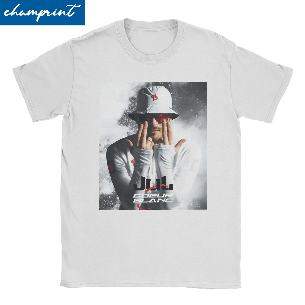 Men-Women-s-JUL-WHITE-HEART-Rapper-T-Shirts-JUL-Cotton-Clothing-Vintage ...