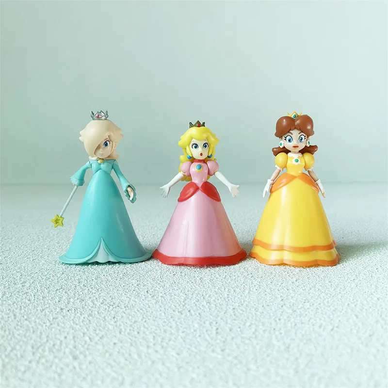 Jakks Super Toads Bros Action Figure Toys Cute Toadettes Princess Daisy ...