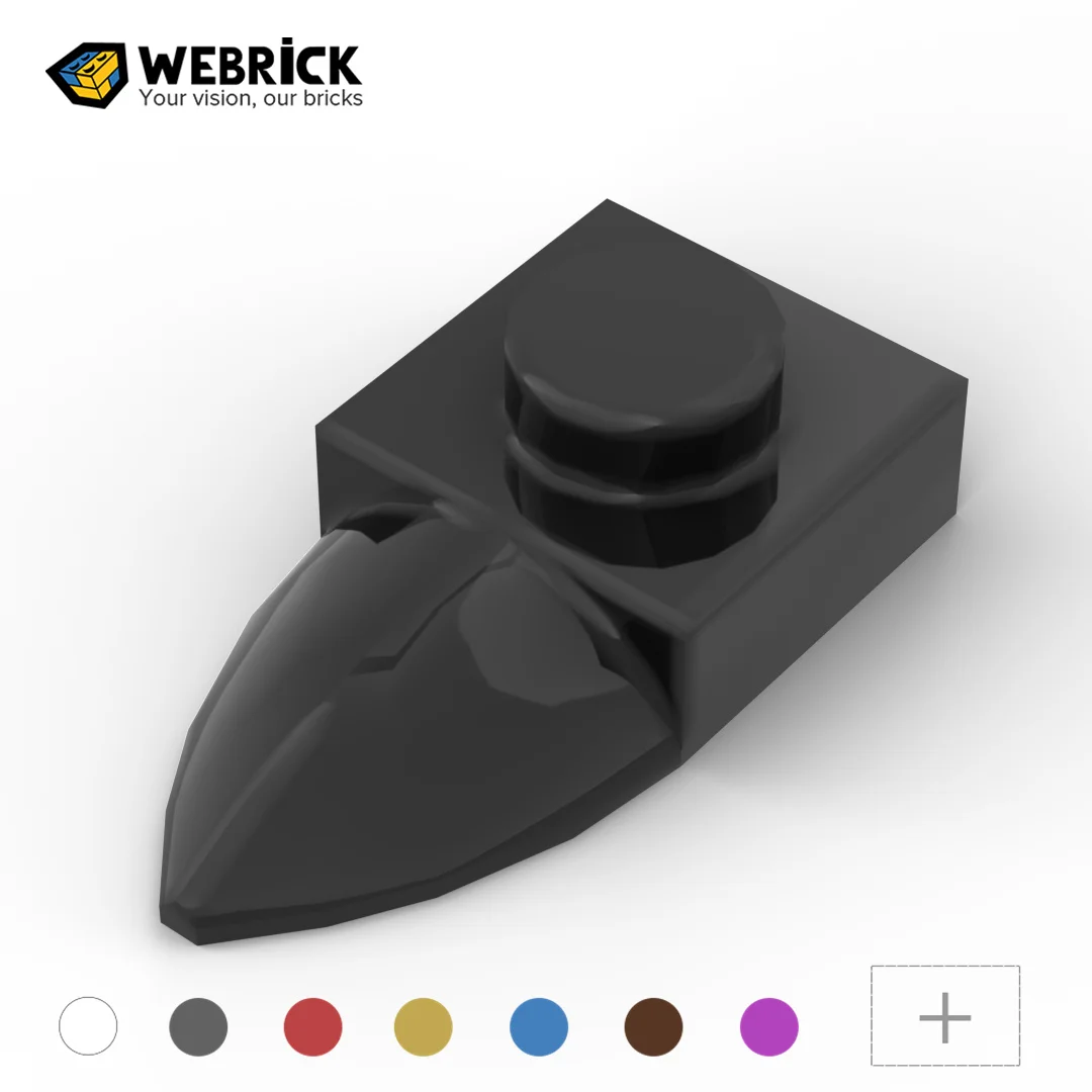 Webrick-100PCS-49668-Plate-Special-1-x-1-with-Tooth-Assemble-Particle ...