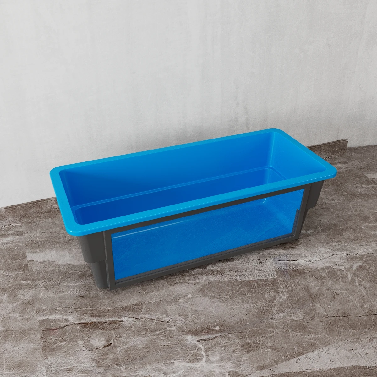 rectangular open top high strength fiberglass aquaculture fish farming ...