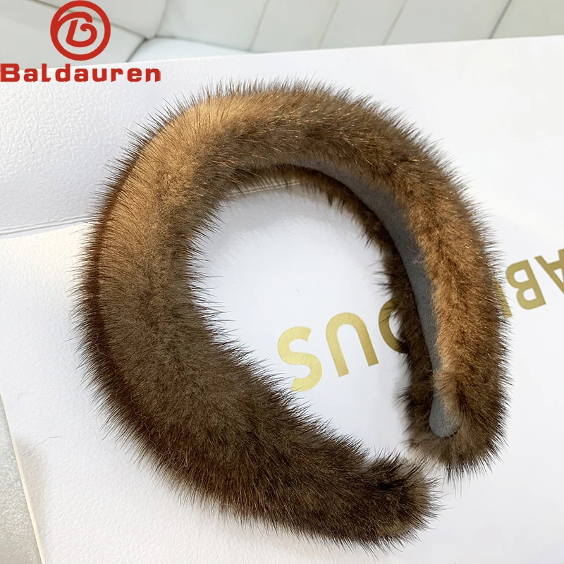 2023-Hot-Sale-Women-Luxury-winter-100-Real-Mink-Fur-Headbands-High ...
