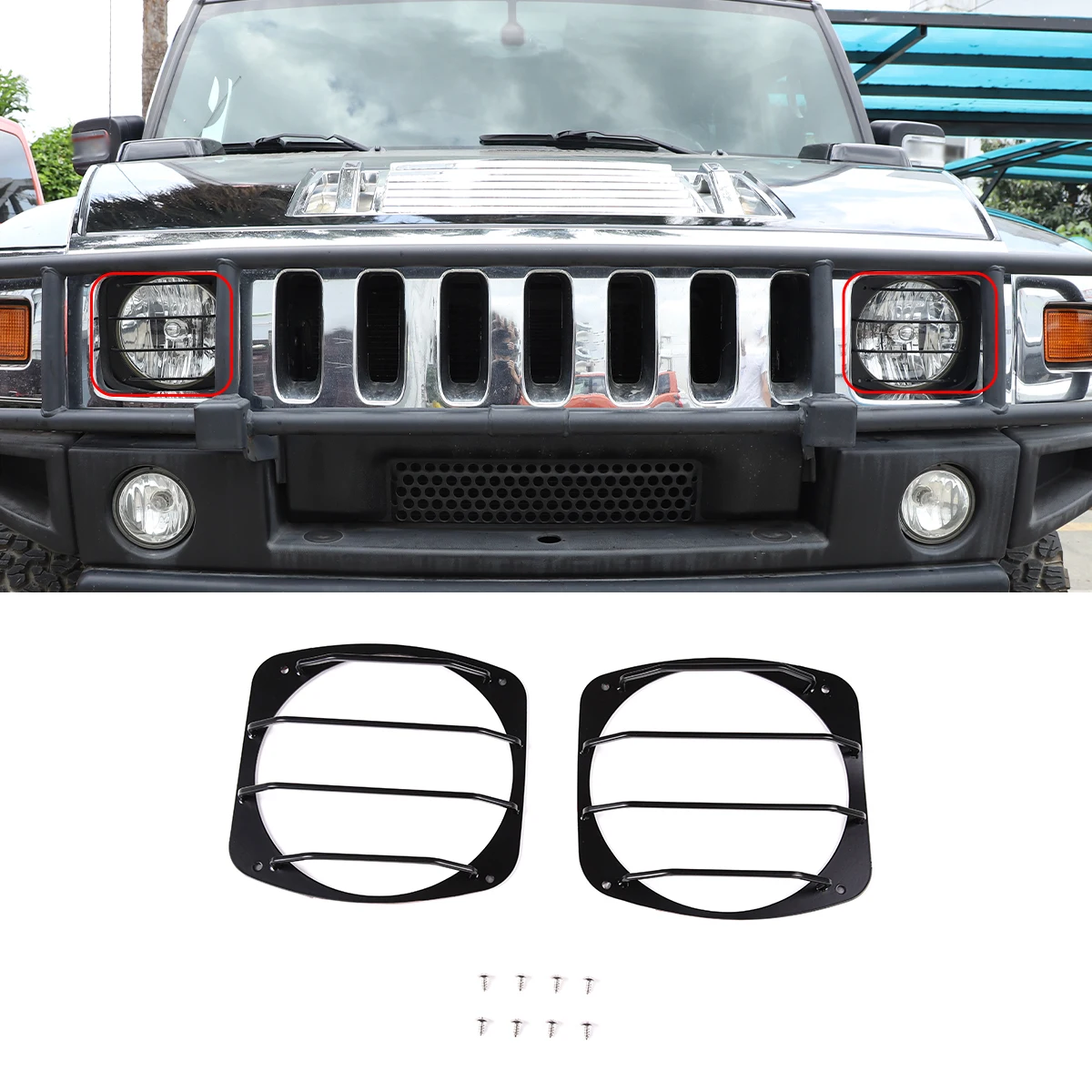 Hummer H2 Black Grill