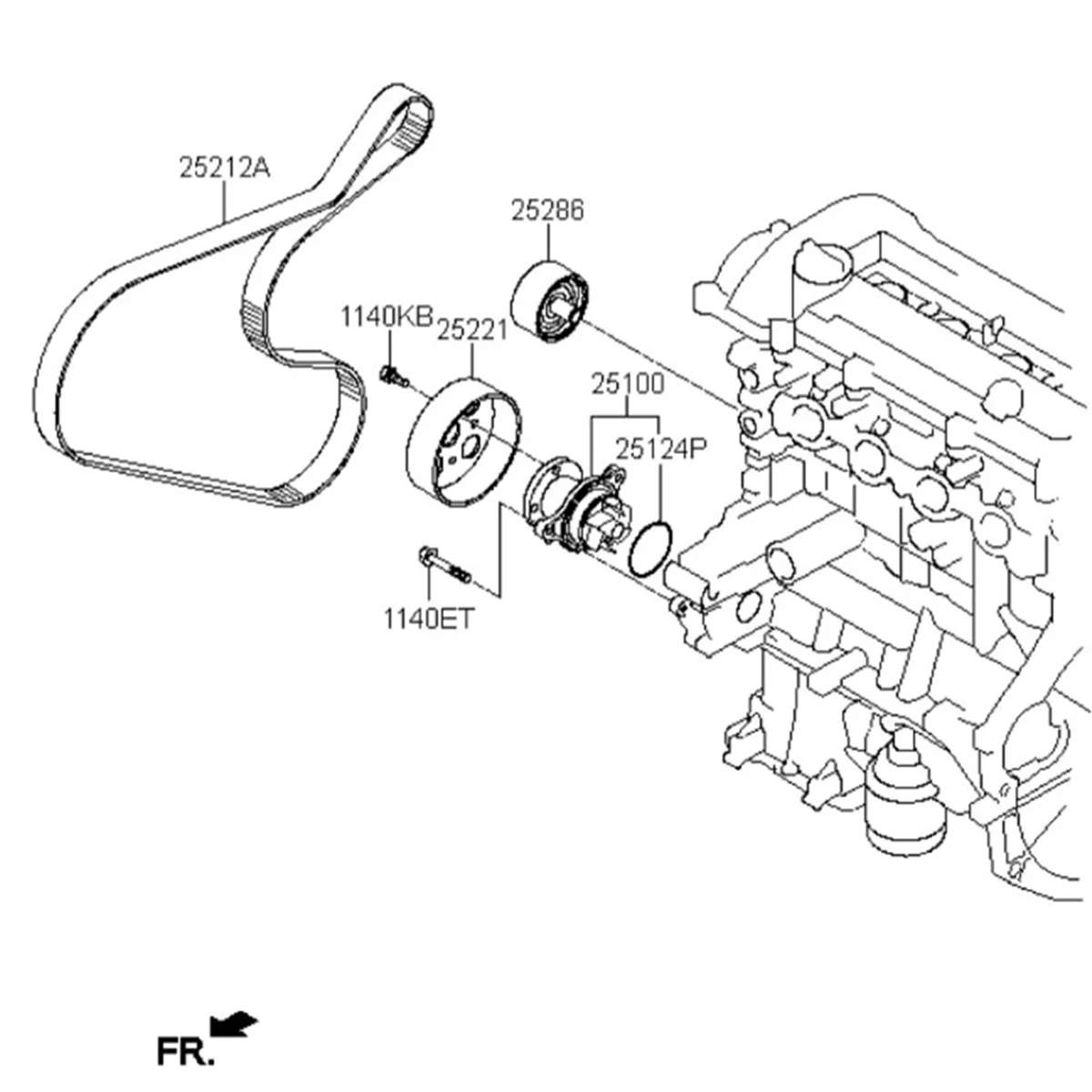 Engine-Coolant-Water-Pump-Assembly-25100-03011-for-Kia-Rio-Ceed-Hyundai ...