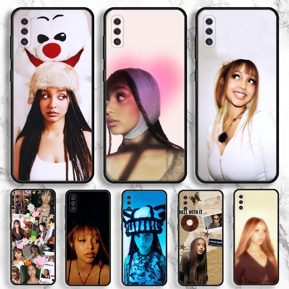 PinkPantheress-Singer-funda-de-tel-fono-negra-suave-para-Samsung-Galaxy ...