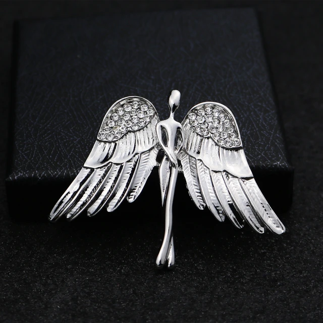 i-Remiel British Style Fashion Retro Brooch Pin for Men Hawk Wing Crown ...