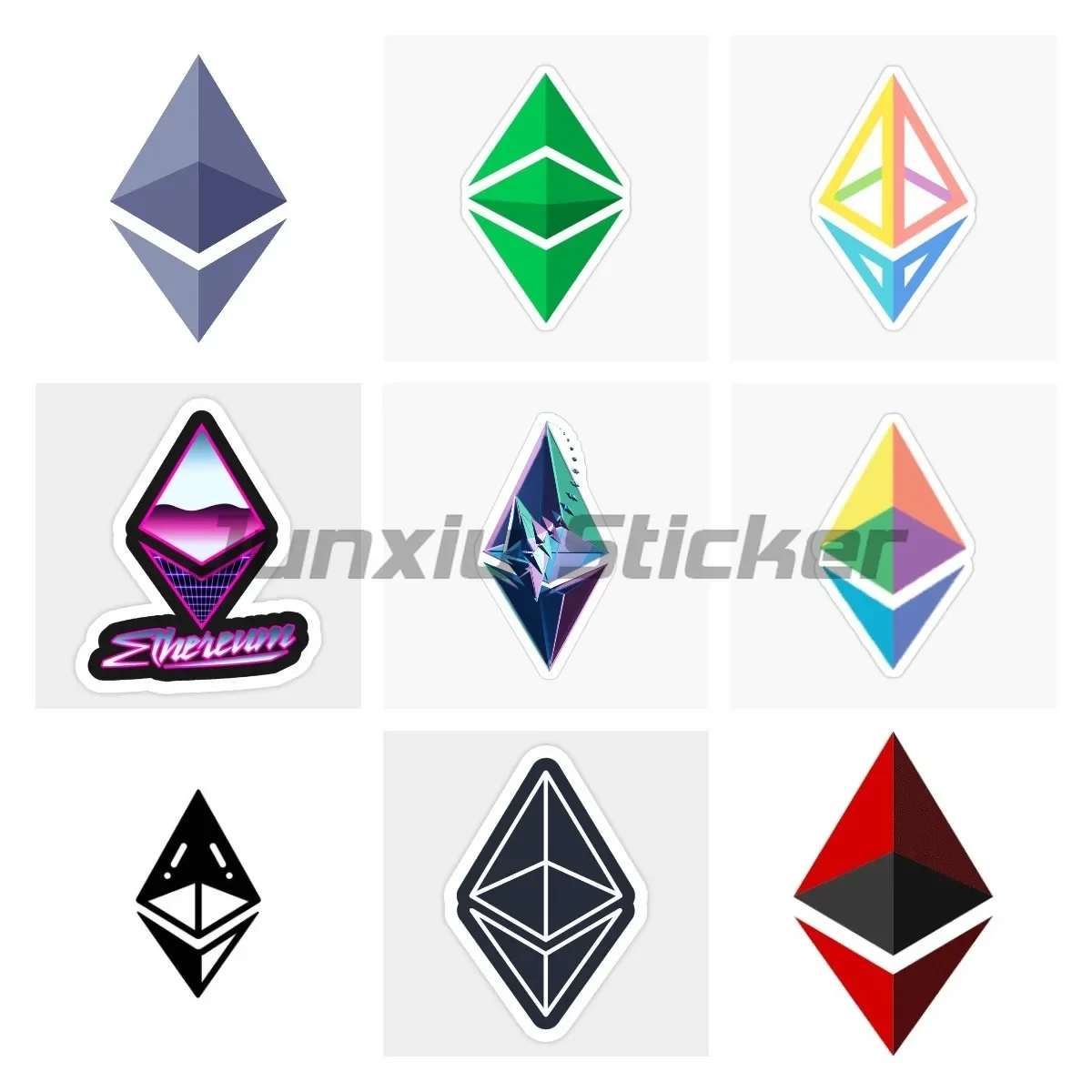 Creative-Ethereum-3-ETH-Bitcoin-Litecoin-Dogecoin-Dash-Zcash-Vinyl ...