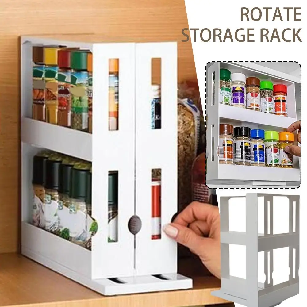 Multi-Function-Rotating-Storage-Shelf-Spice-Organizer-Arm-rio-Rack ...