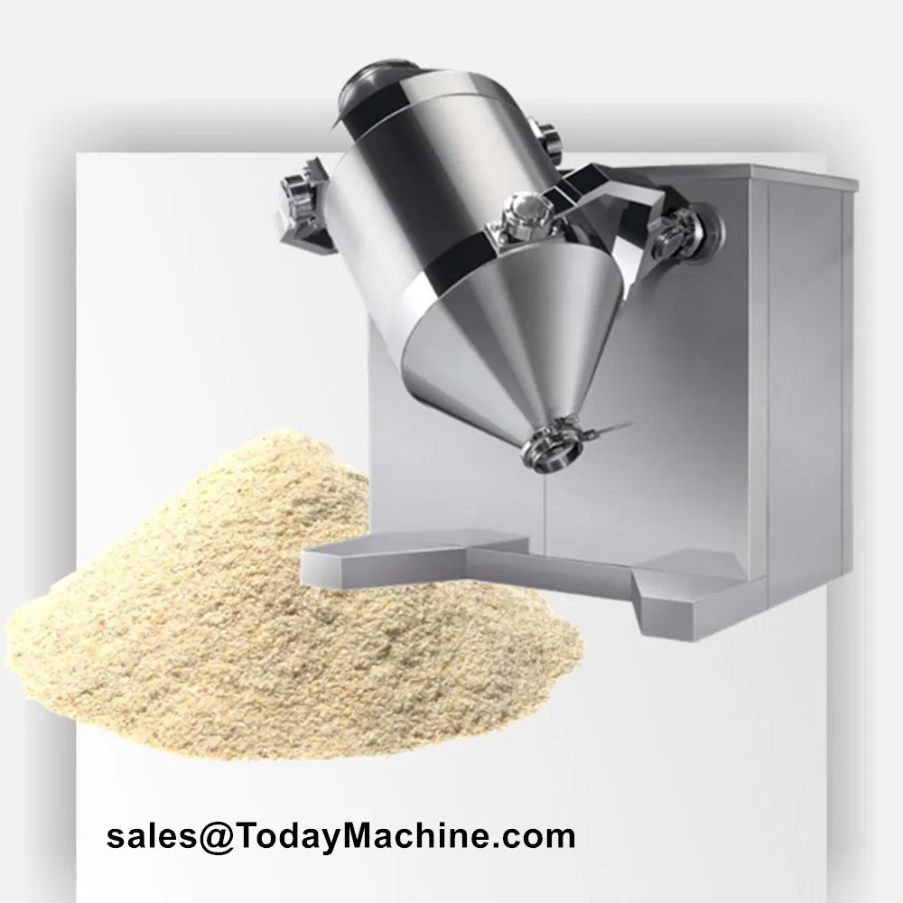 Small-Drum-Barrel-Dry-Powder-Mixing-Machine-50L-Volume-Herbal-Medicine ...