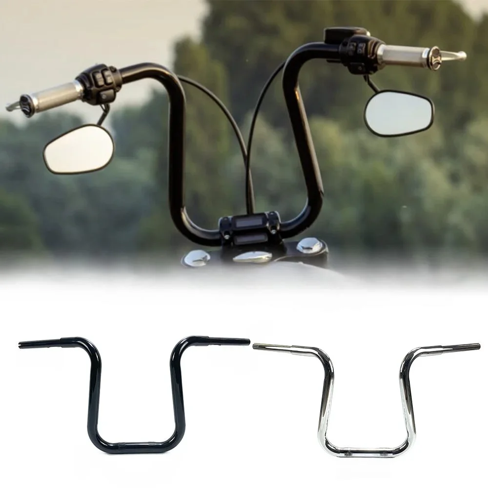 Motorcycle 1-1/4" Gourd Handlebars 32mm For Harley Fat Boy Road King ...