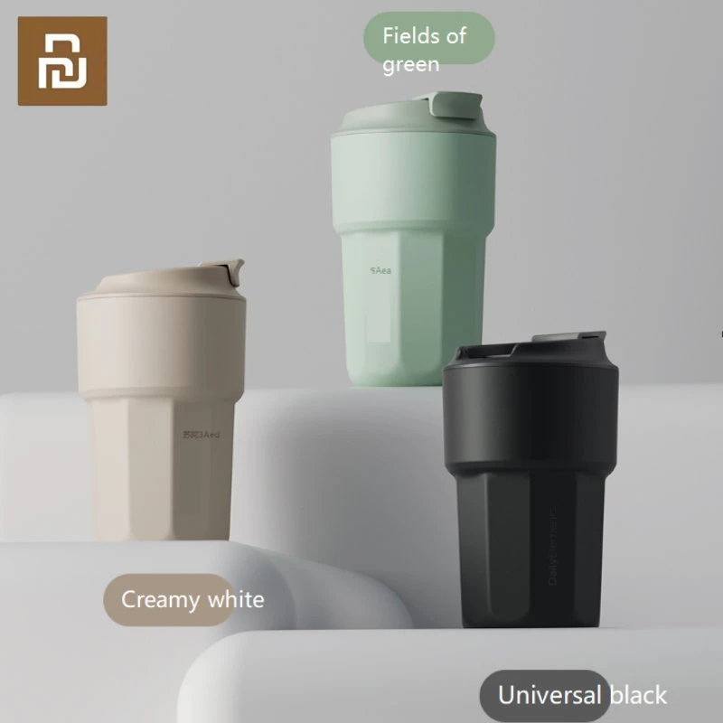 Youpin Daily Element Portable Water Cup Coffee Mug 316 Stainless Steel ...