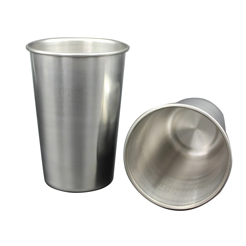 Stainless-Steel-Metal-Cup-Beer-Cups-White-Wine-Glass-Coffee-Tumbler ...