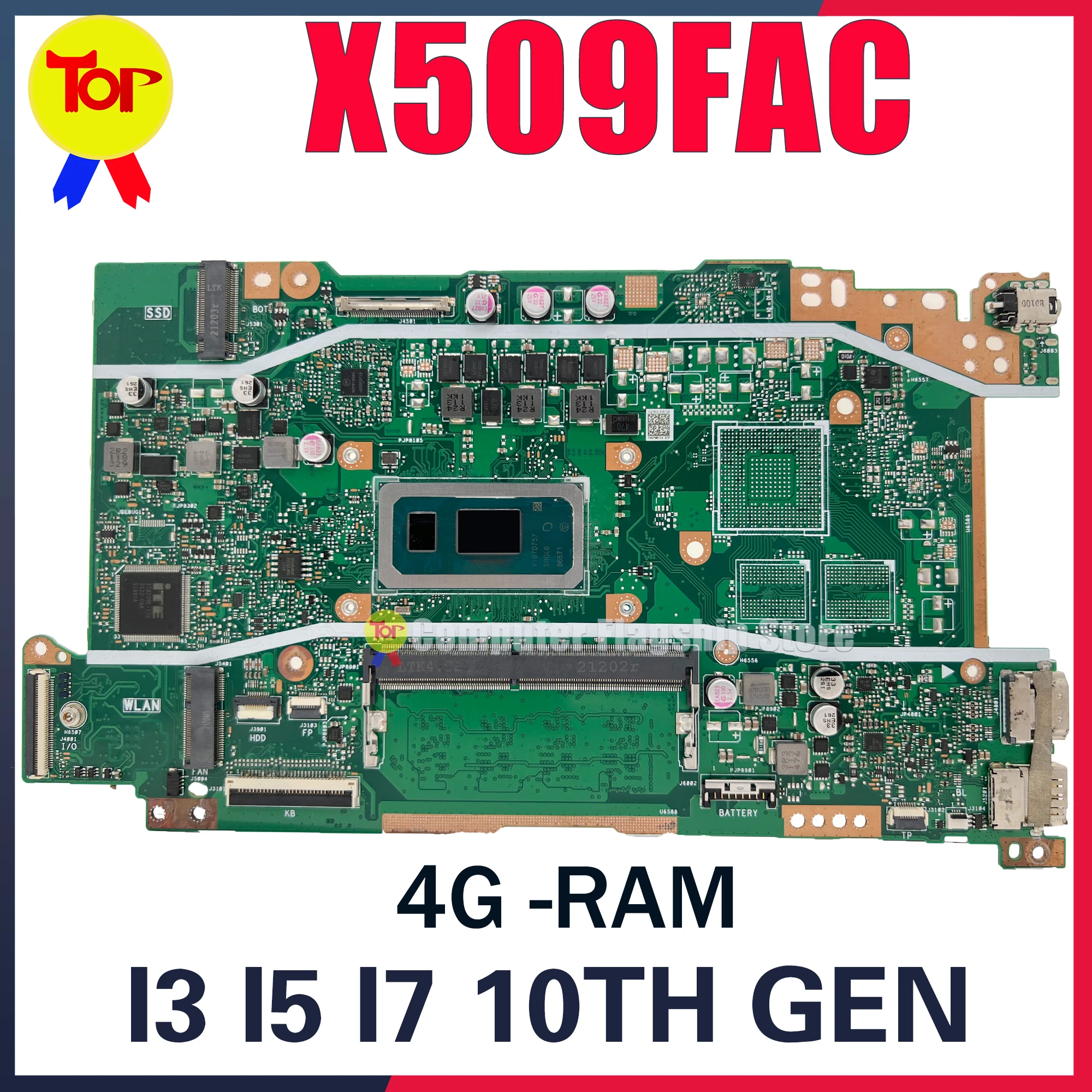 X509F-Laptop-Motherboard-For-ASUS-X509FAC-X509FA-X415FAC-X515FAC-X415FA ...