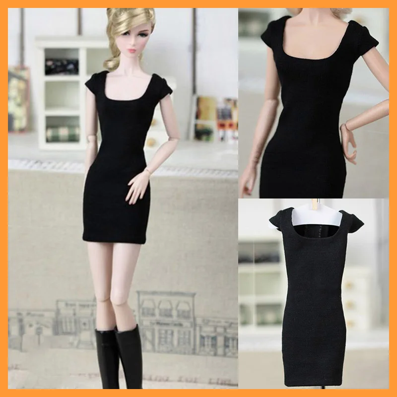 Customized-1-6-Female-Large-Neckline-Short-Sleeved-Knitted-Tight-Mini ...