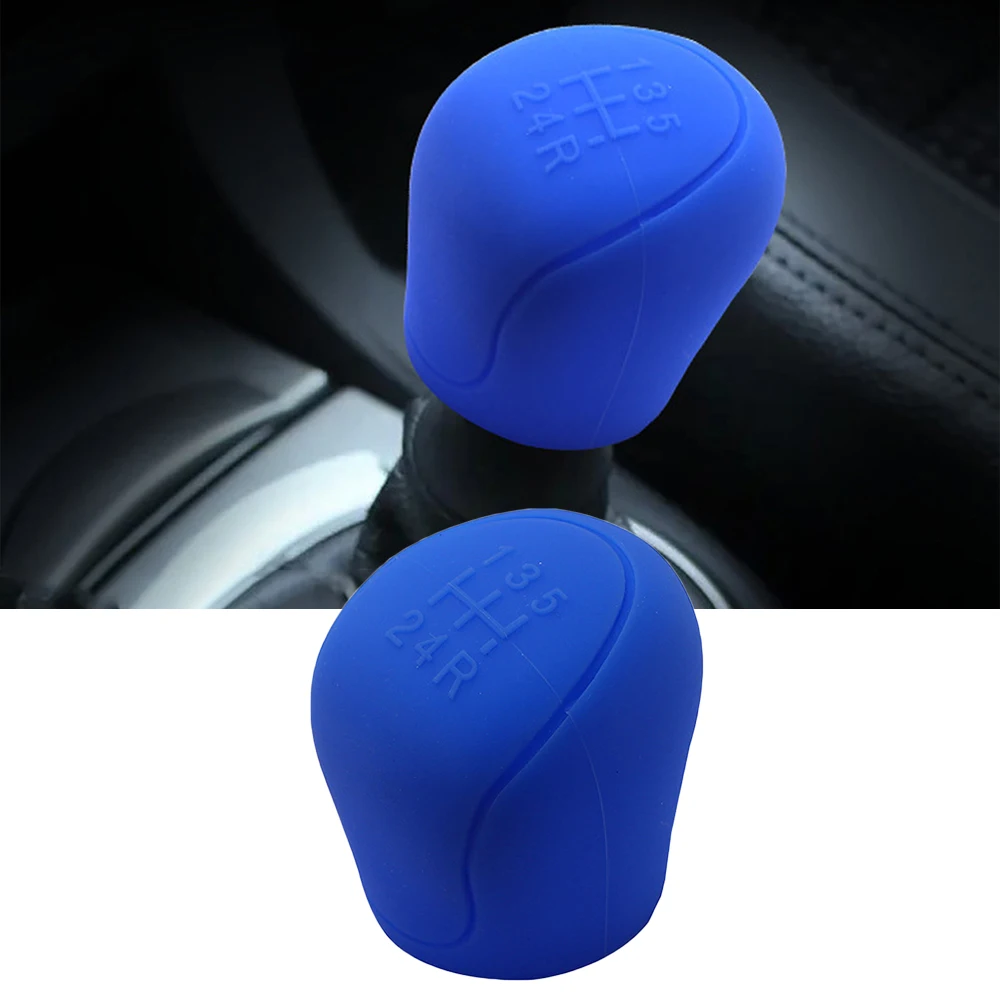 Pommeau de levier de vitesse automobile en silicone,couvercle de ...