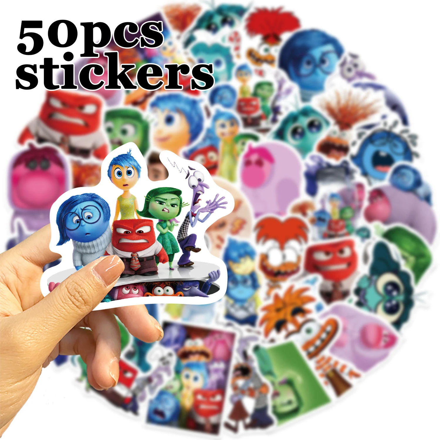 Hot-Inside-Out-2-Anime-Stickers-Disney-Joy-Sadness-Anger-Cute ...