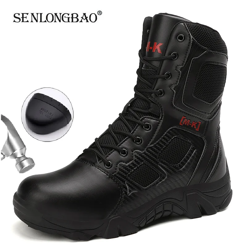 Men-Boots-Waterproof-Safety-Shoes-Security-Steel-Toe-Cap-Men-s-Boots ...